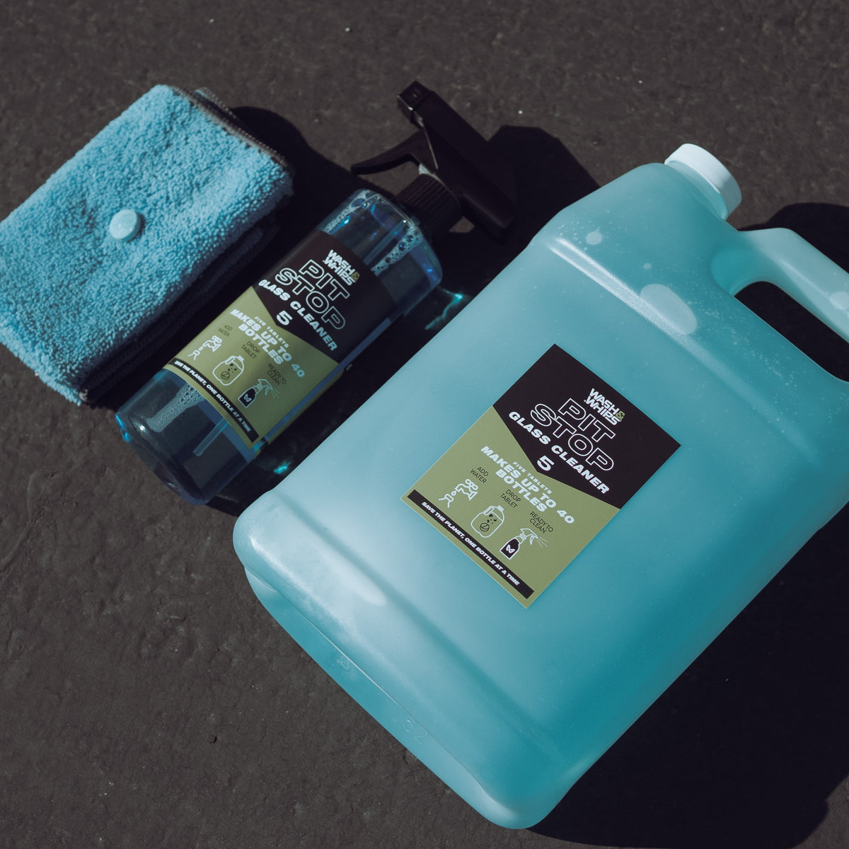 Pit Stop Glass Cleaner Effervescent Tablets | Environment Friendly ...