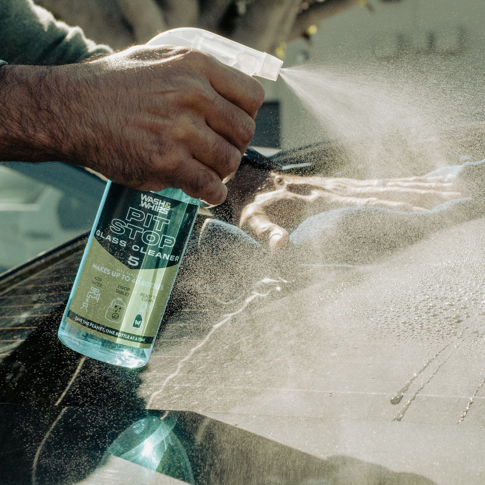 Pit Stop Glass Cleaner Effervescent Tablets | Environment Friendly ...