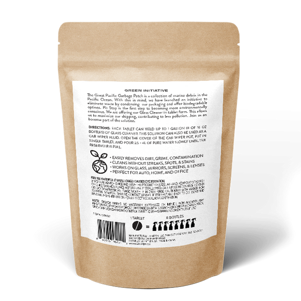 Pit Stop Glass Cleaner Effervescent Tablets | Environment Friendly ...